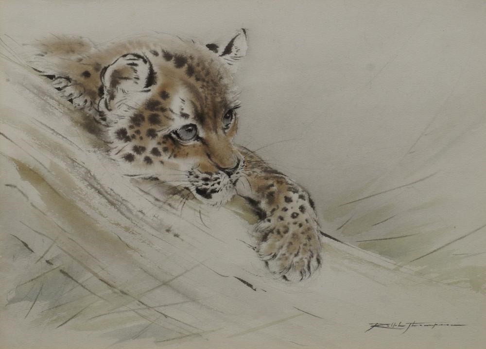 Ralph Thompson | The Investigators Jaguar Cubs | MutualArt
