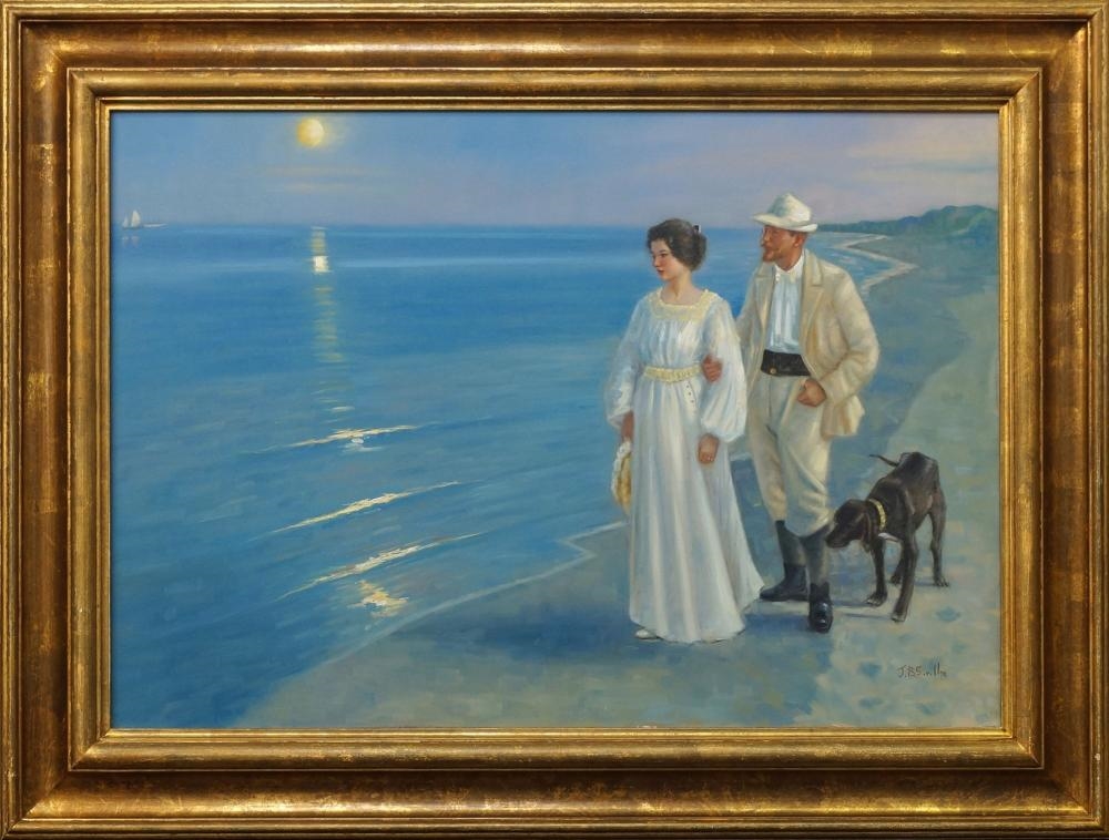 Peder Severin Krøyer | ''Summer Evening on the Beach at Skagen ...