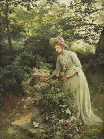 Alfred Augustus Glendening Jr. | At the Sun Dial | MutualArt