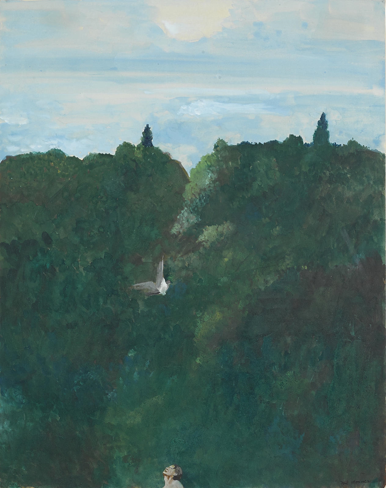 Paul Wonner | Landscape with a Palm Tree | MutualArt