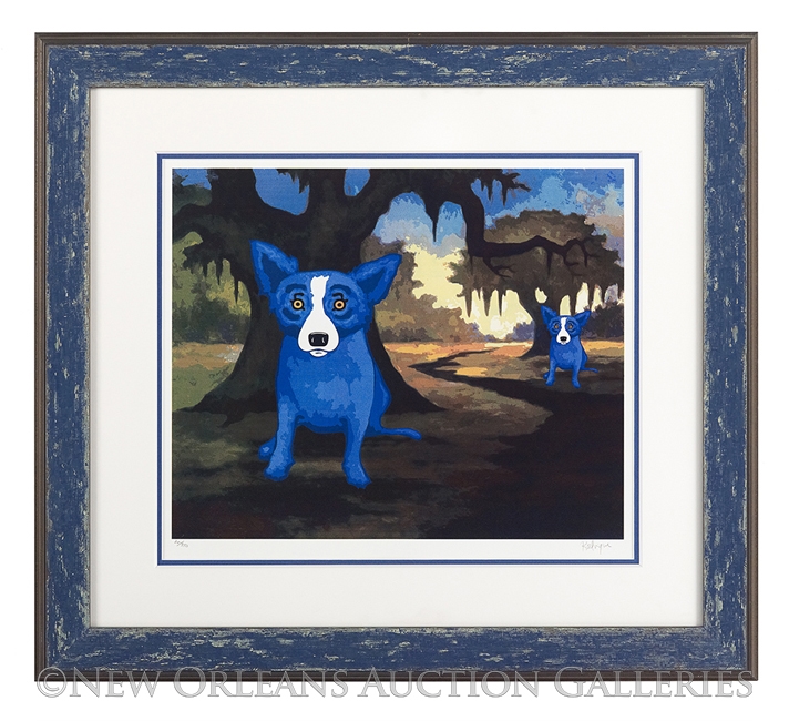 George Rodrigue | She Lives Across the Bayou | MutualArt