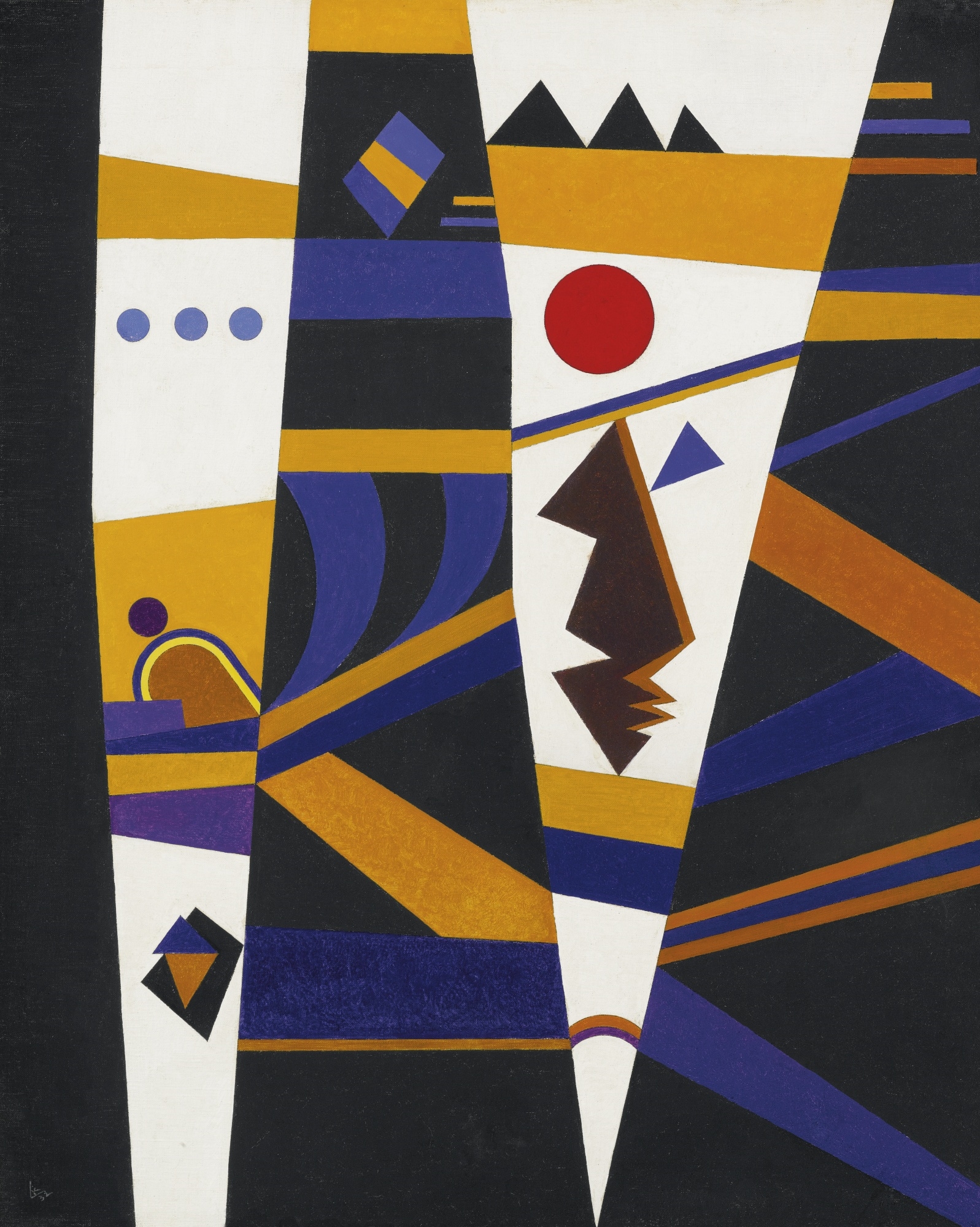 Wassily Kandinsky | Balancement (1942) | MutualArt
