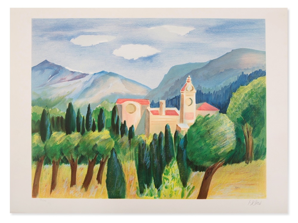 Karl-Heinz Steib | Mediterranean Monastery (Circa 1960) | MutualArt