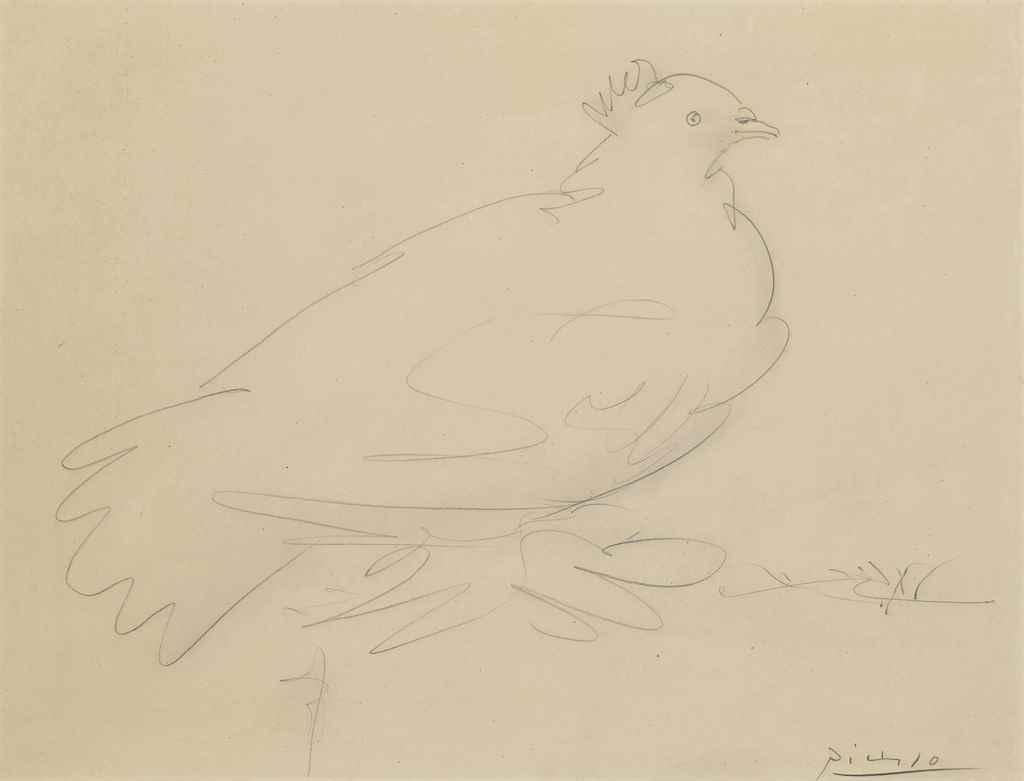 Pablo Picasso | Pigeon (Circa 1940) | MutualArt