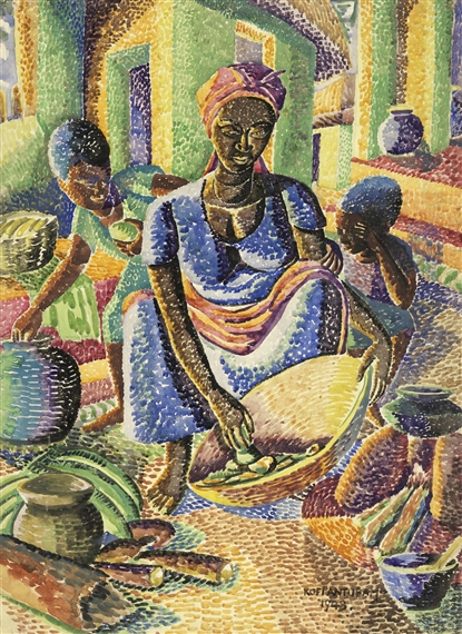 Kofi Antubam | 3 works, Akan Akan Paramount Chief in council, Akan ...