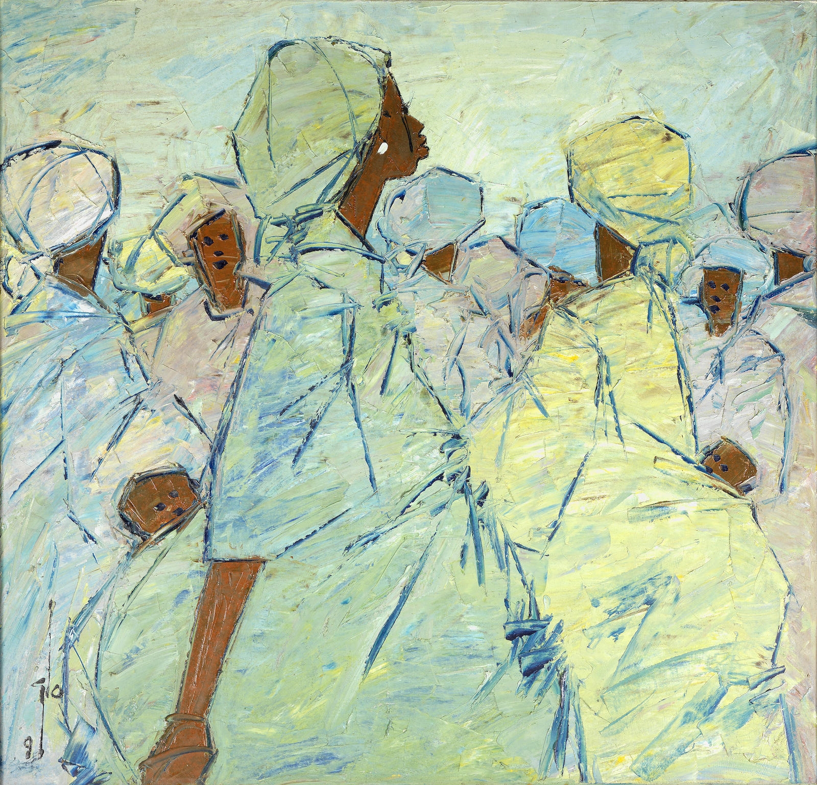 Ablade Glover | Women at the market (1991) | MutualArt