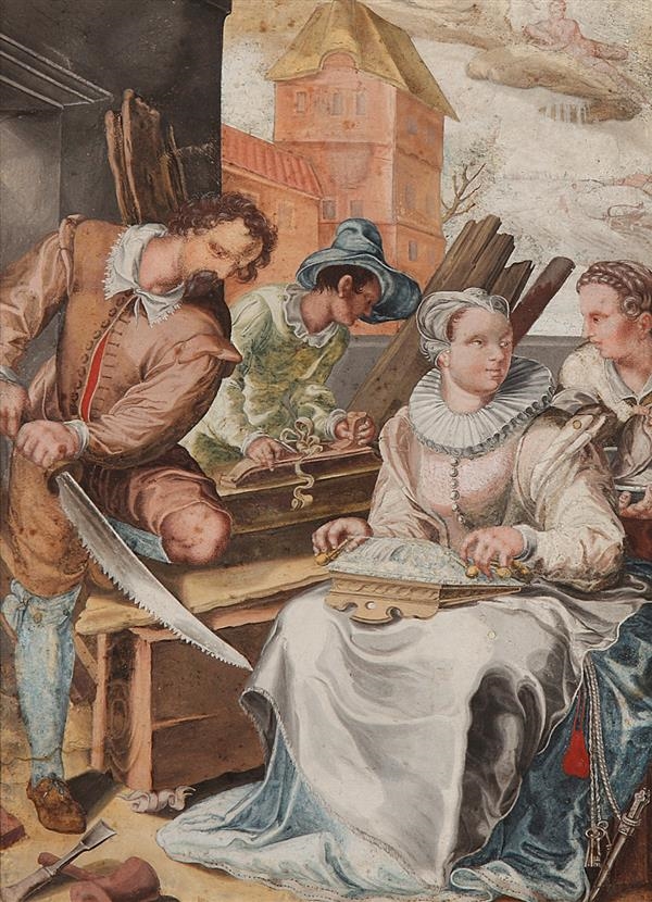 Dutch School, 17th Century | Family carpenter (17th Century) | MutualArt