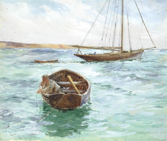 Robert E. Groves | Bringing in the lines (1903) | MutualArt