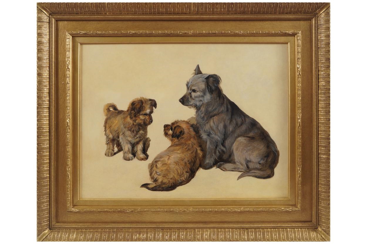 Edwin Landseer | Study of dogs | MutualArt