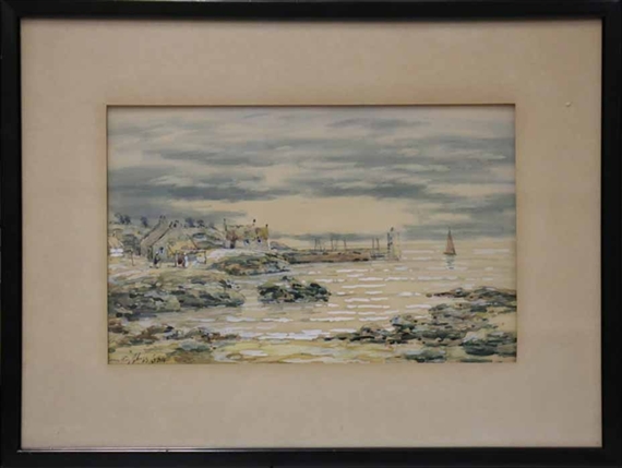 John Hamilton Glass | BOATS AT HARBOUR | MutualArt