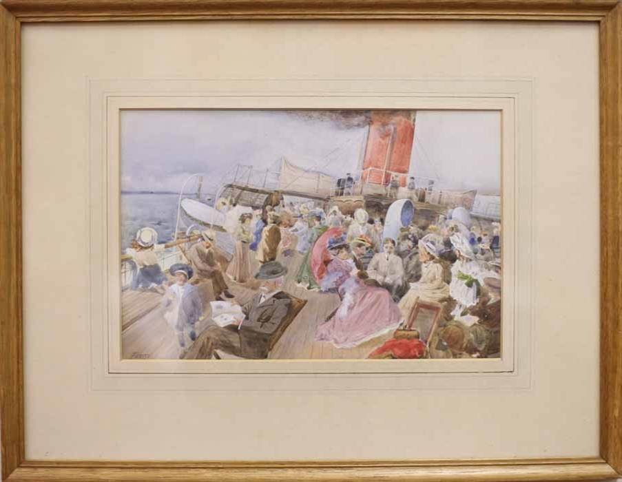 Tom Paterson | ALL ABOARD THE PADDLE STEAMER | MutualArt