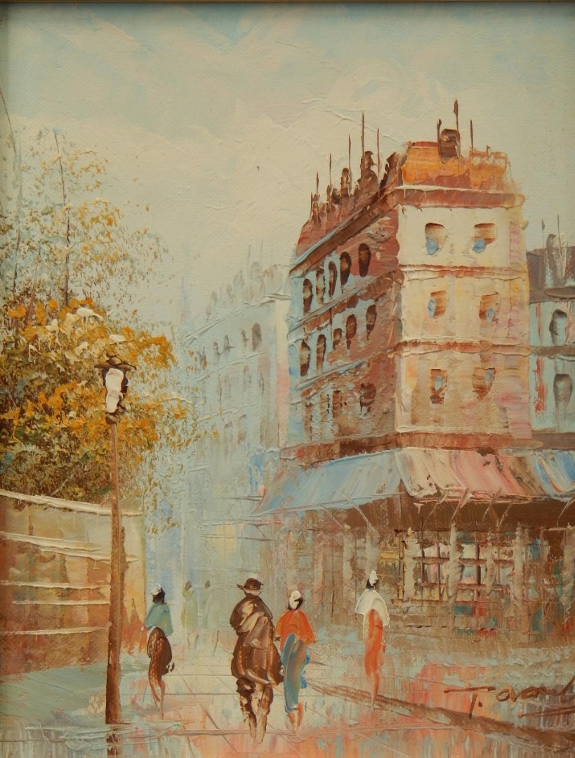 T. Overby | Paris street scene | MutualArt