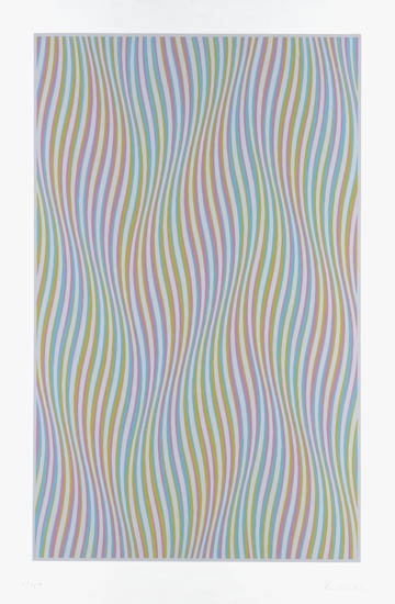 Bridget Riley | Elapse (1982) | MutualArt