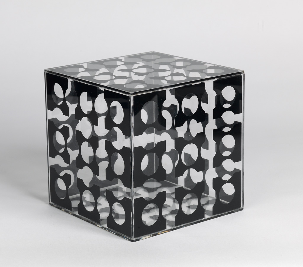 Victor Vasarely | Zebra Cube | MutualArt