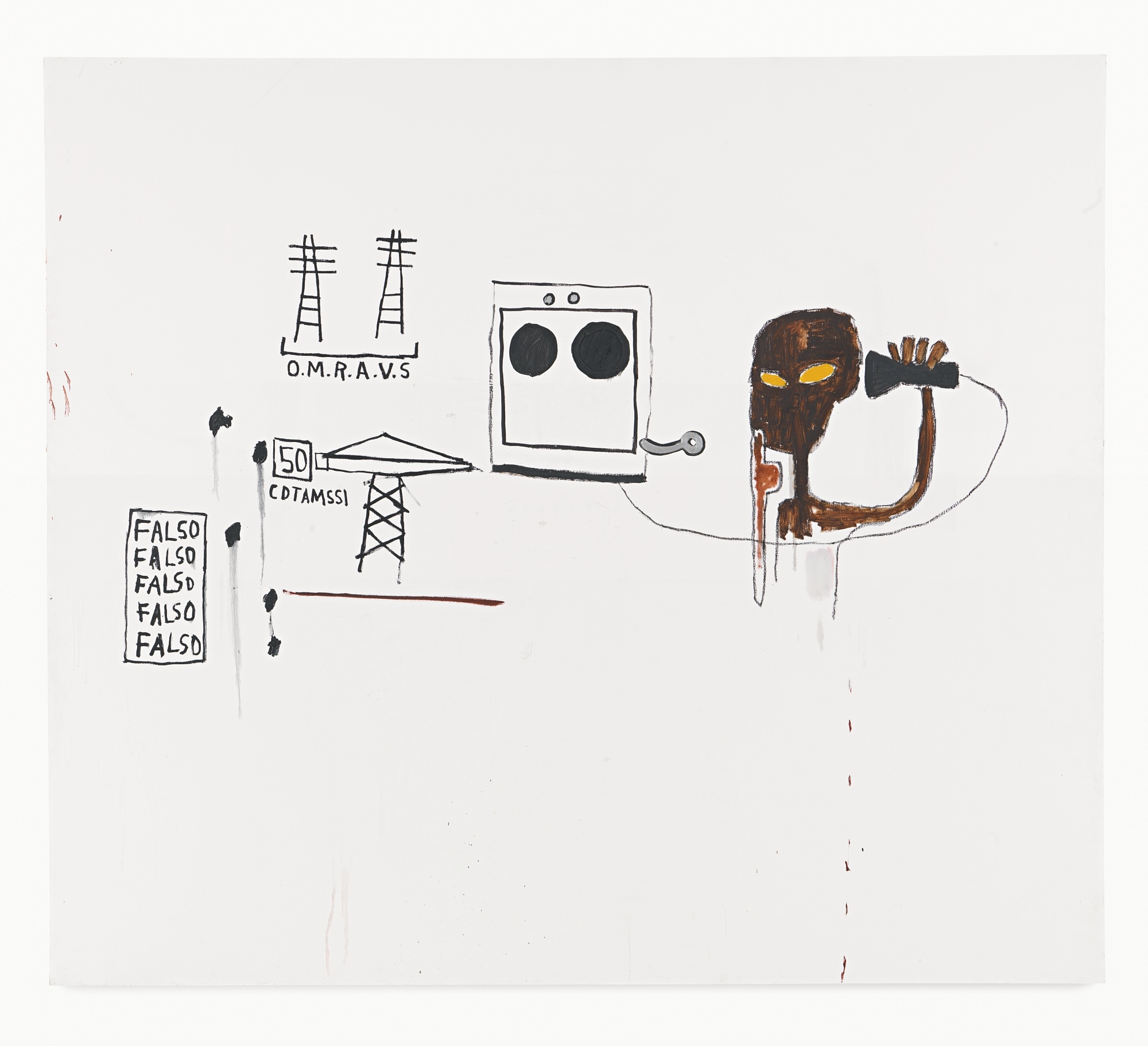 Jean-Michel Basquiat | Riddle Me This, Batman (1987) | MutualArt