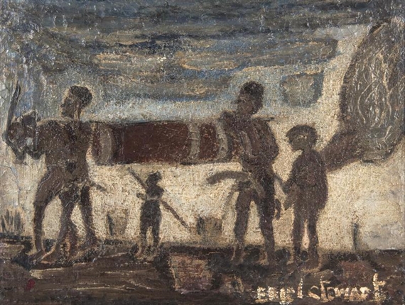 Eric Stewart | Aboriginal Hunters | MutualArt