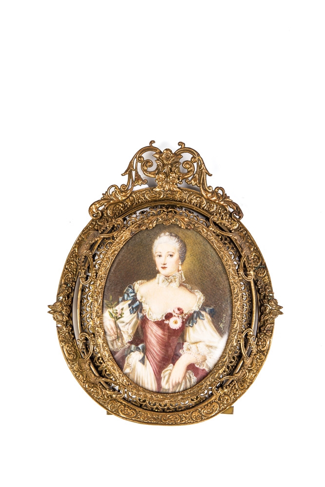 French School, 19th Century | Portrait of a rococo lady | MutualArt