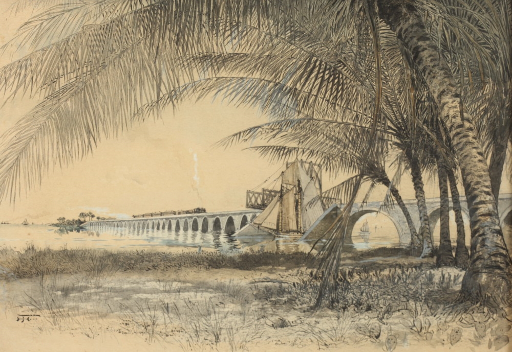 Harry Fenn | 2 WORKS, SARGENT'S PLACE AND DRAW BRIDGE | MutualArt