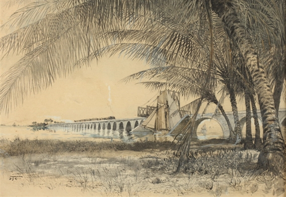 Harry Fenn | 2 WORKS, SARGENT'S PLACE AND DRAW BRIDGE | MutualArt