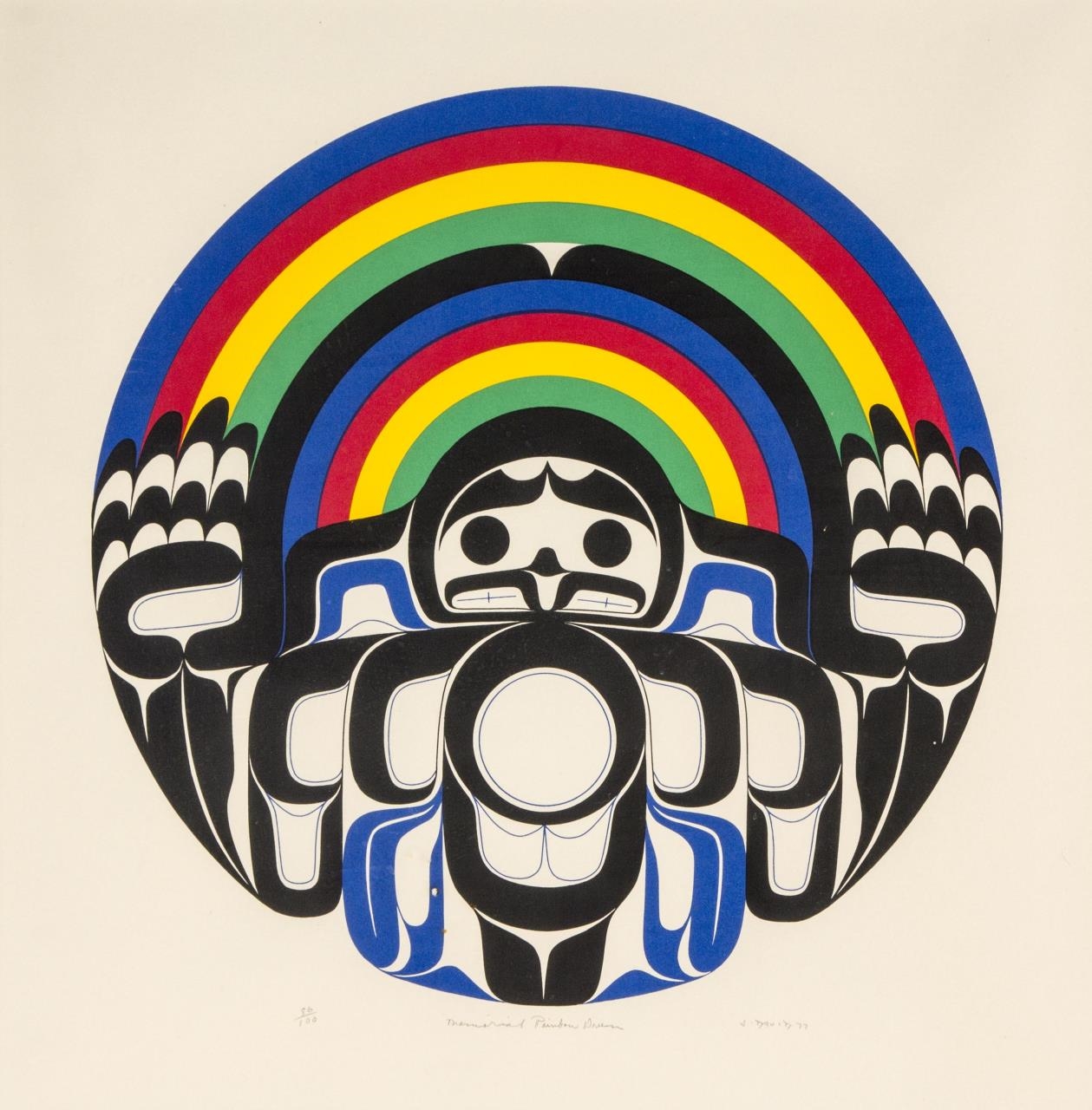 Joe David | Memorial Rainbow Drum | MutualArt