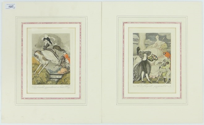 Gerda Wegener | Set of 8 Works: Erotic compositions | MutualArt