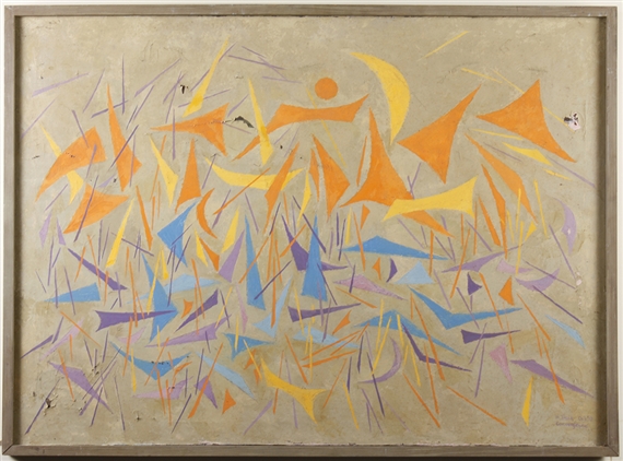 Maria Franks Abrams | Convergence (1959) | MutualArt