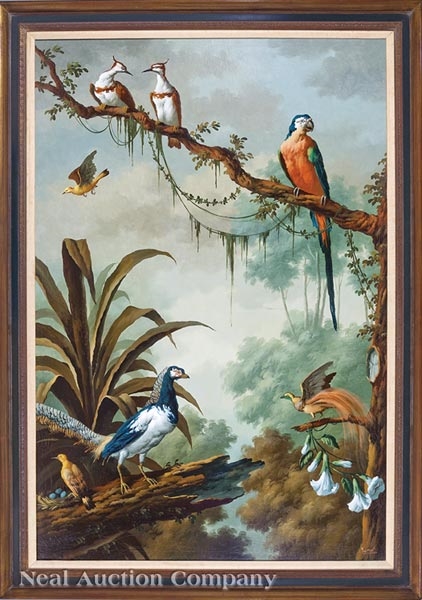 Ira Monte | Tropical Birds Among Palms and Trees | MutualArt