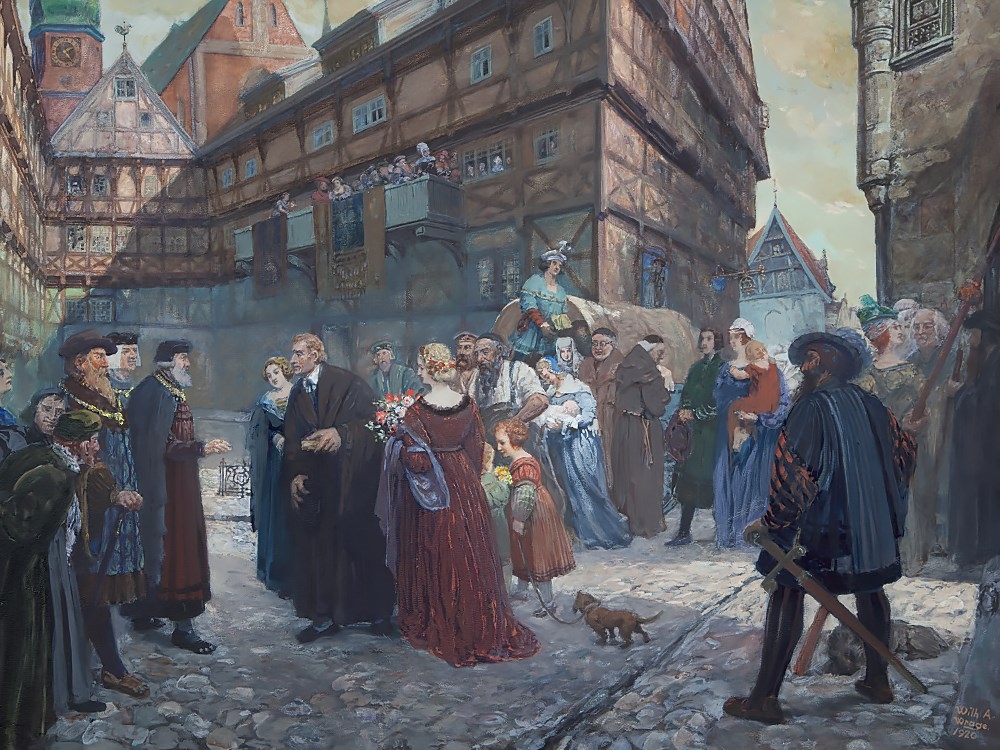 Wilhelm August Wrage | The Reception (1920) | MutualArt