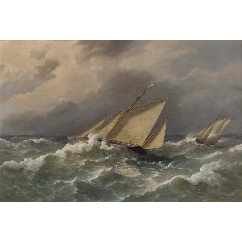 Richard Brydges Beechey | GERTRUDE AND LETONIA CROSSING LISBON BAR ...