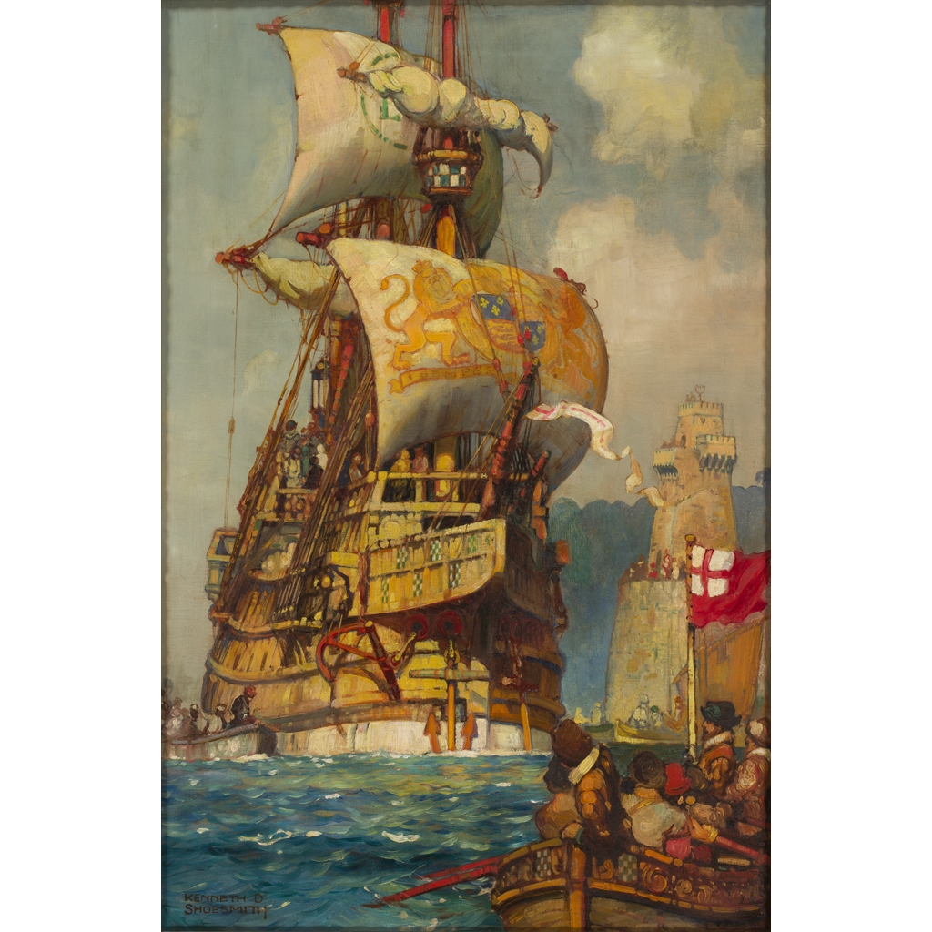 Kenneth D. Shoesmith | THE ARMADA ANCHORED IN CALAIS ROADS PANIC ...