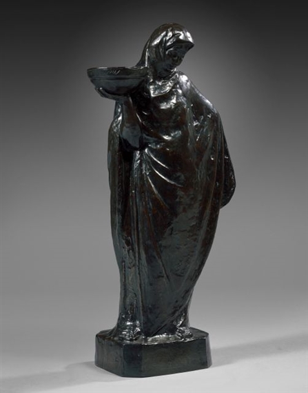 Anna Quinquaud | FEMME À LA CHANDORA (1925) | MutualArt