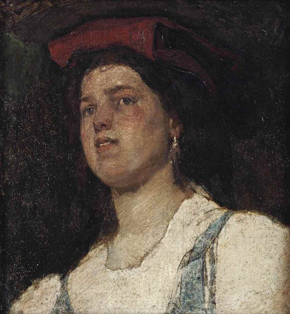 Matthijs Maris | Portrait (1856) | MutualArt