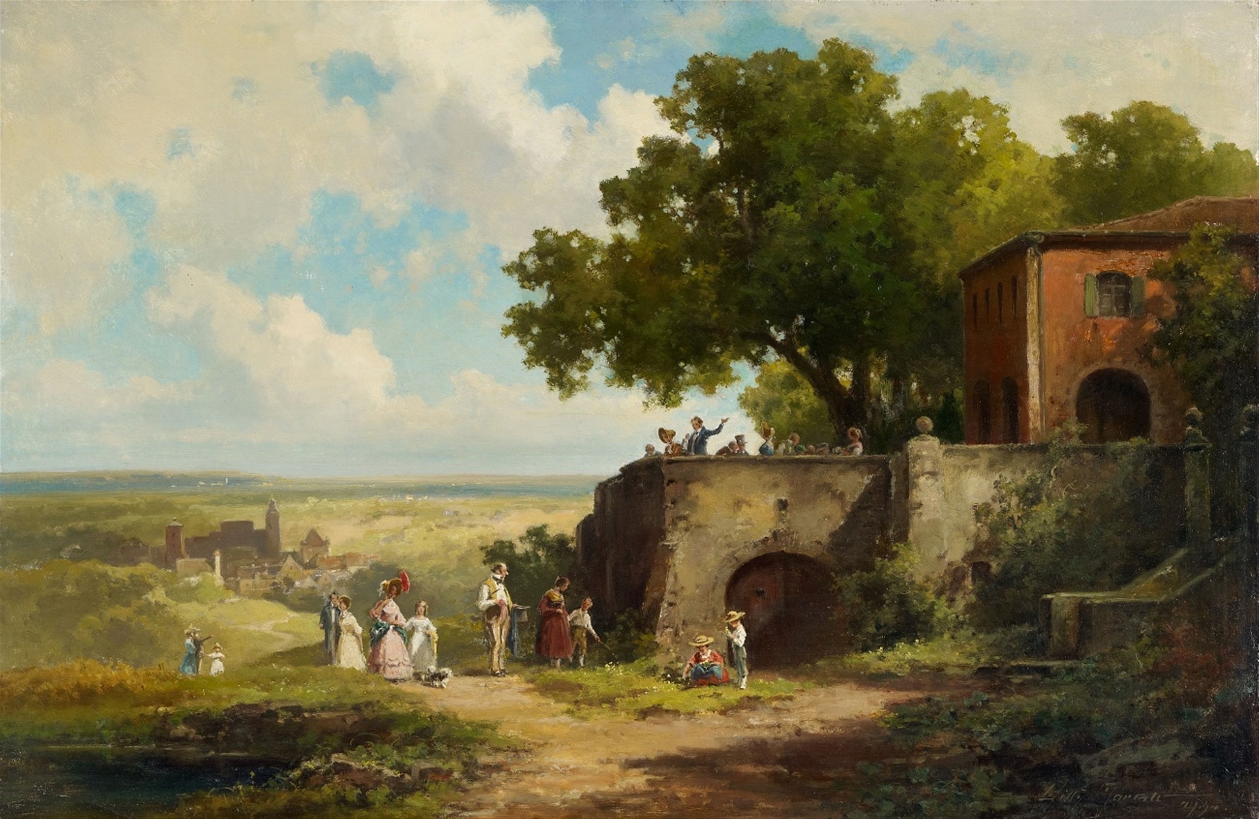 Willy Moralt | The Family Outing (Summer Weather) | MutualArt