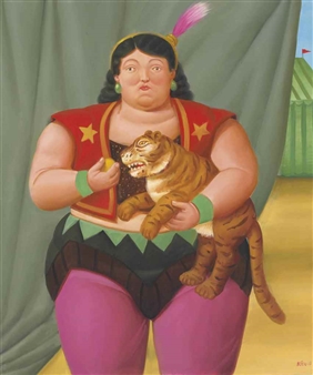 Fernando Botero | CIRCUS COUPLE (2008) | MutualArt