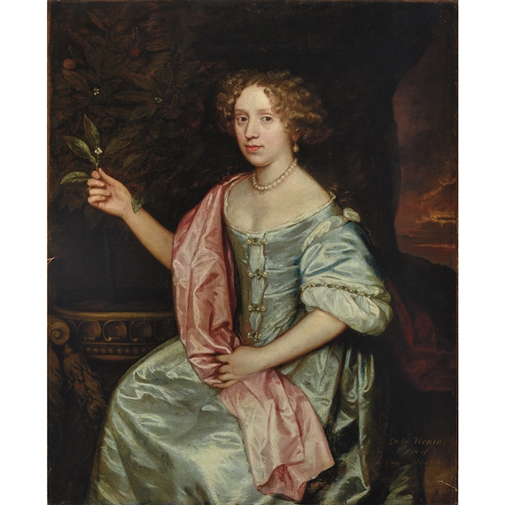 Sir Peter Lely | Portrait of Lady Mary Vernon | MutualArt