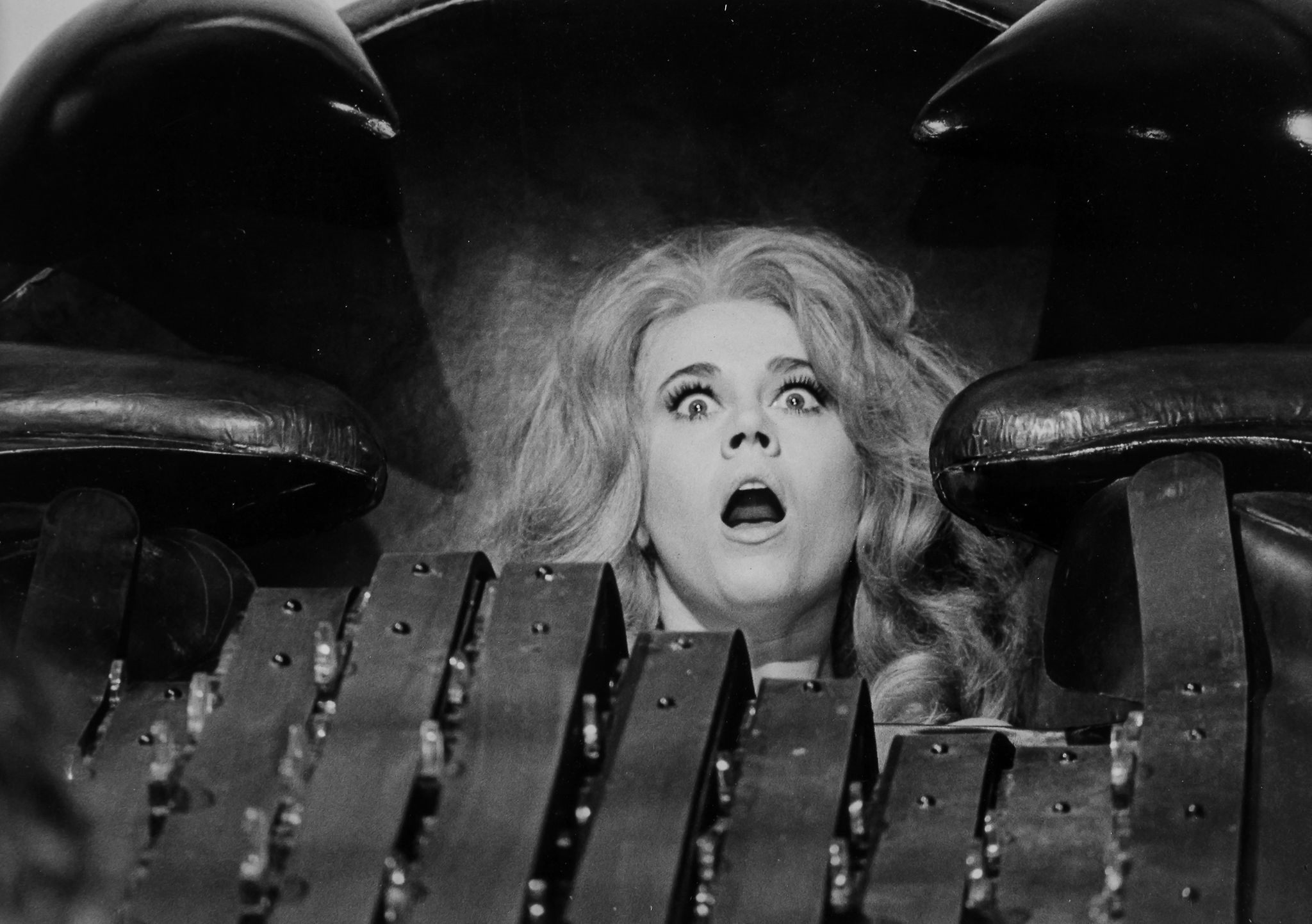 David Hurn | Jane Fonda as Barbarella (1967) | MutualArt