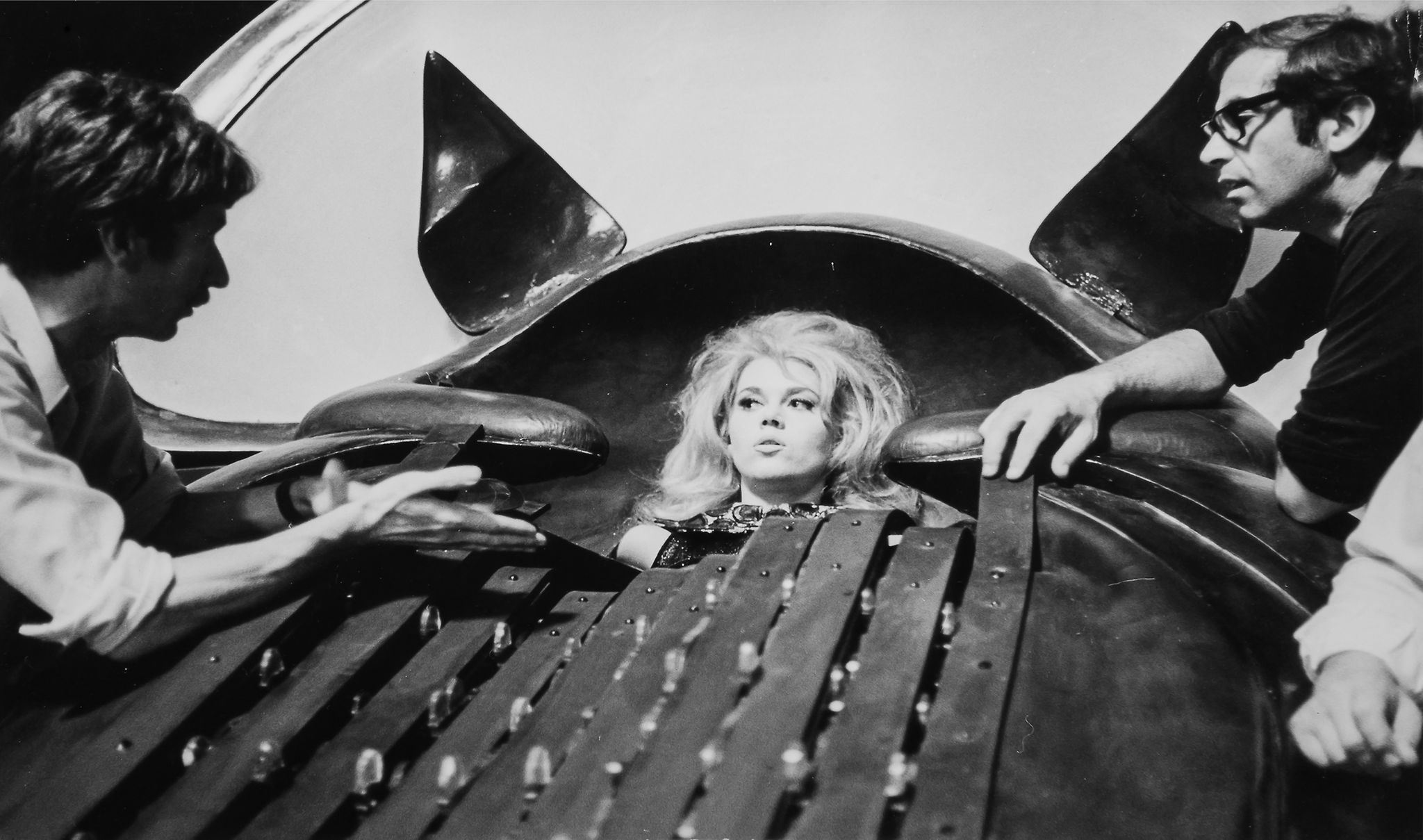 David Hurn | Jane Fonda as Barbarella (1967) | MutualArt