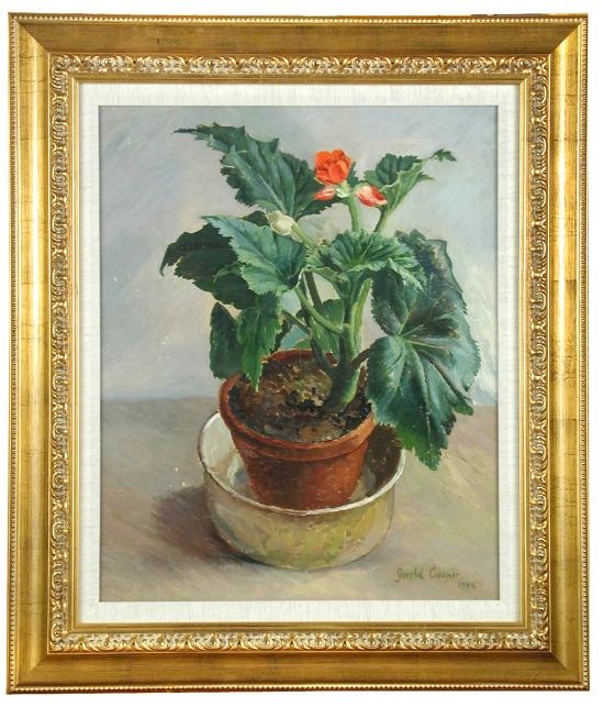 Gerald Cooper | Still Life of Geraniums (1952) | MutualArt