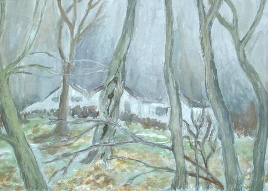 Kitty Graham | Suffolk landscape with trees | MutualArt