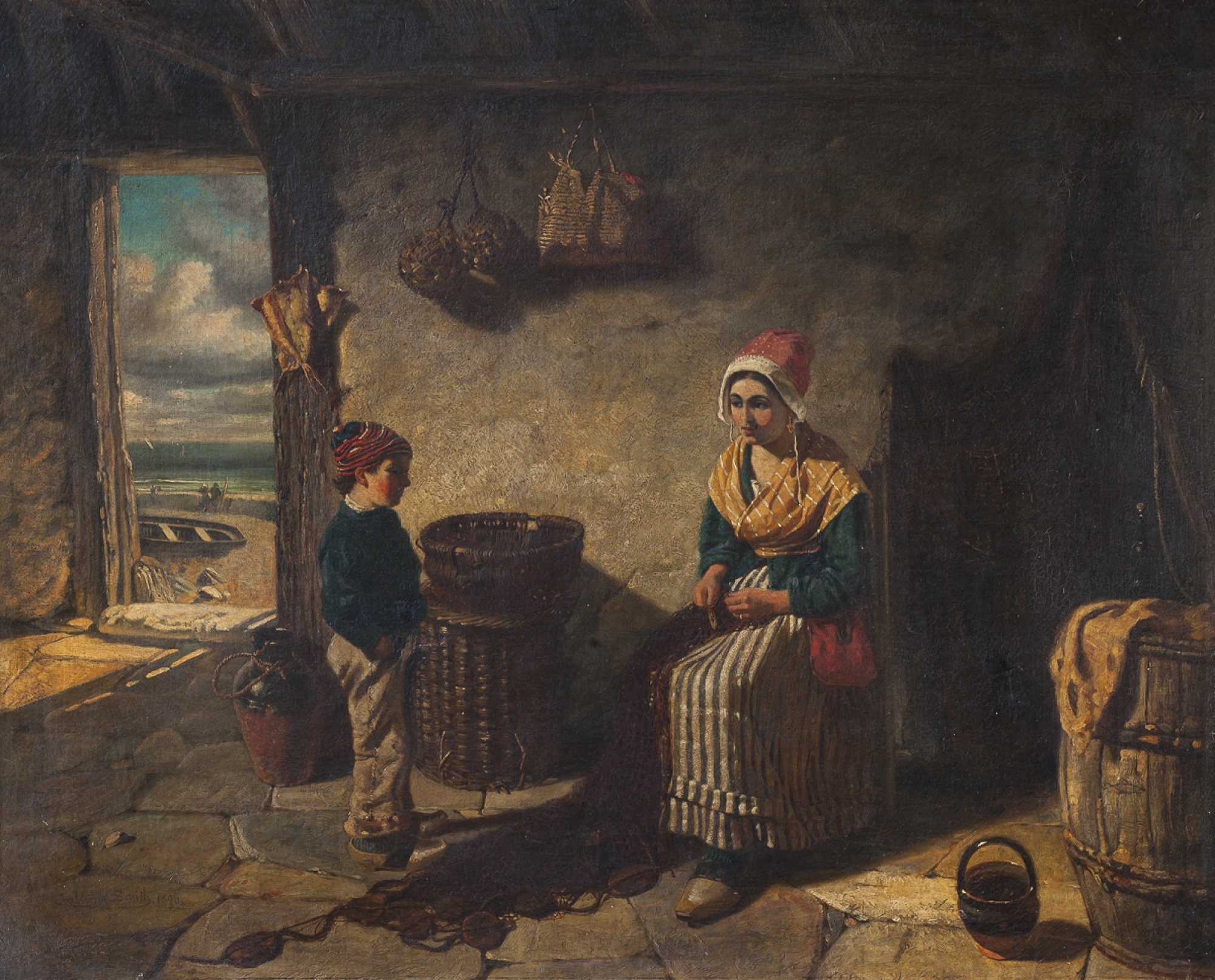 Carleton Alfred Smith | Shrimping (1888) | MutualArt