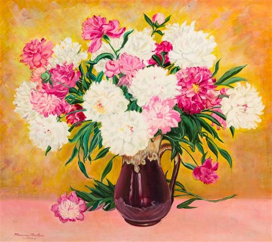 Macena Alberta Barton | Still Life with Purple Pitcher (1970) | MutualArt