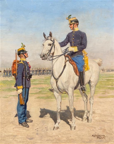 Alexander Pock | Calvary Officer (1929) | MutualArt