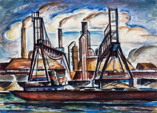 George Josimovich | Steel Mills - South Chicago | MutualArt