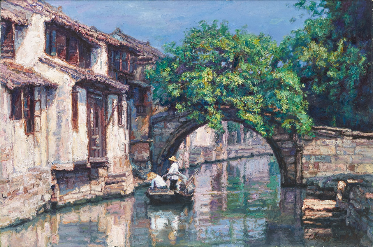 Chen Yifei | Zhou Village | MutualArt
