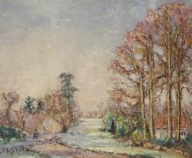 Emmanuel de la Villeon | Yonville, gelée blanche (1941) | MutualArt