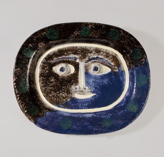 Pablo Picasso | Brown / Blue face (1947) | MutualArt
