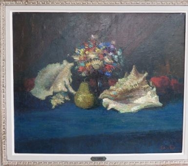 Pio Santini | Nature morte au coquillage | MutualArt