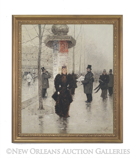 Félix Jansé | Paris in Autumn (1893) | MutualArt