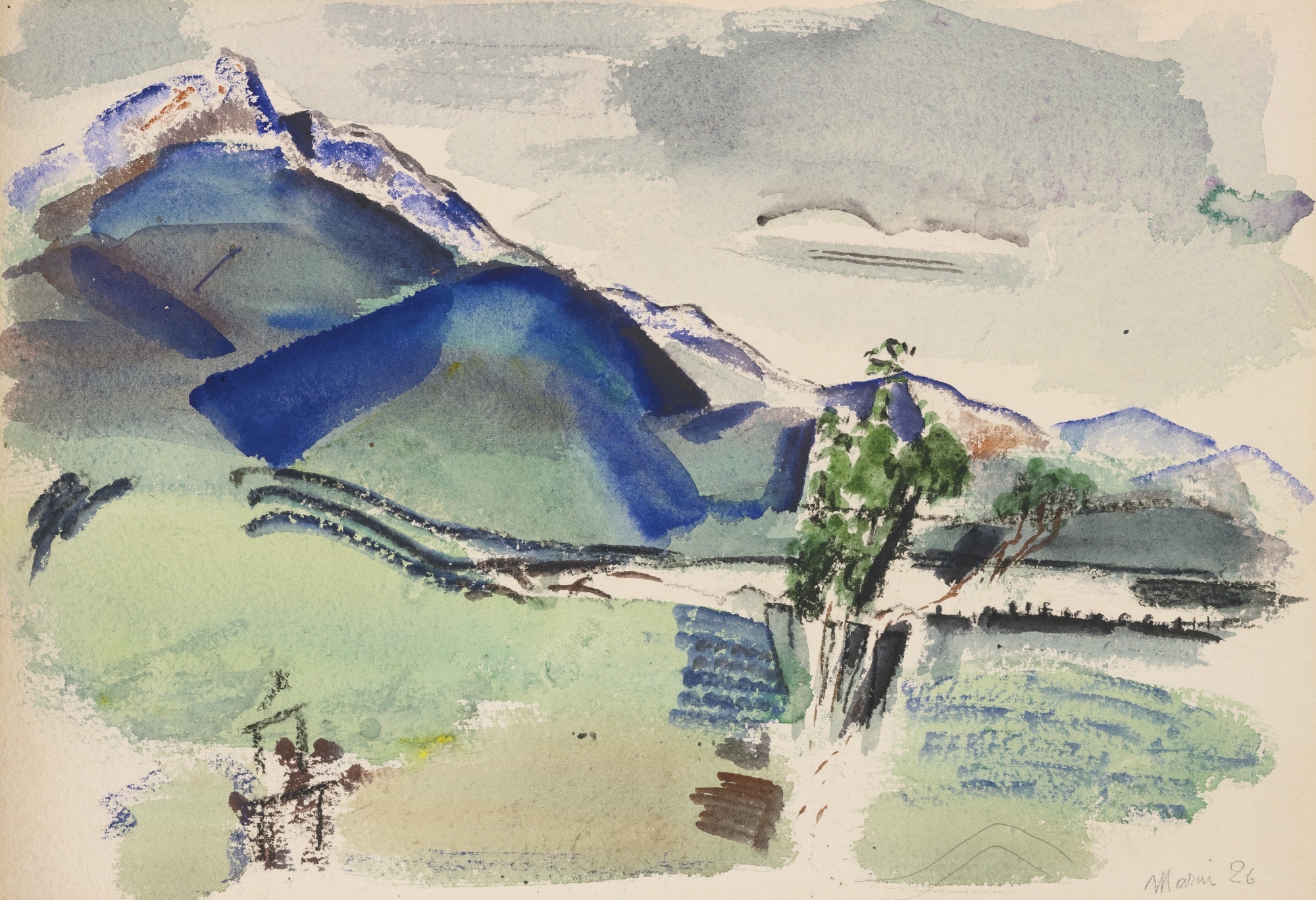 John Marin | New Mexico Landscape (1929) | MutualArt