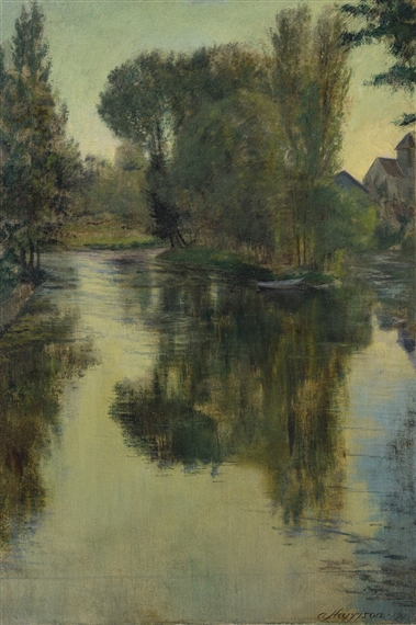 Thomas Alexander Harrison | ON THE RIVER LOING (1901) | MutualArt